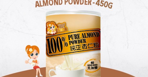 100% Pure Almond Powder - 450g