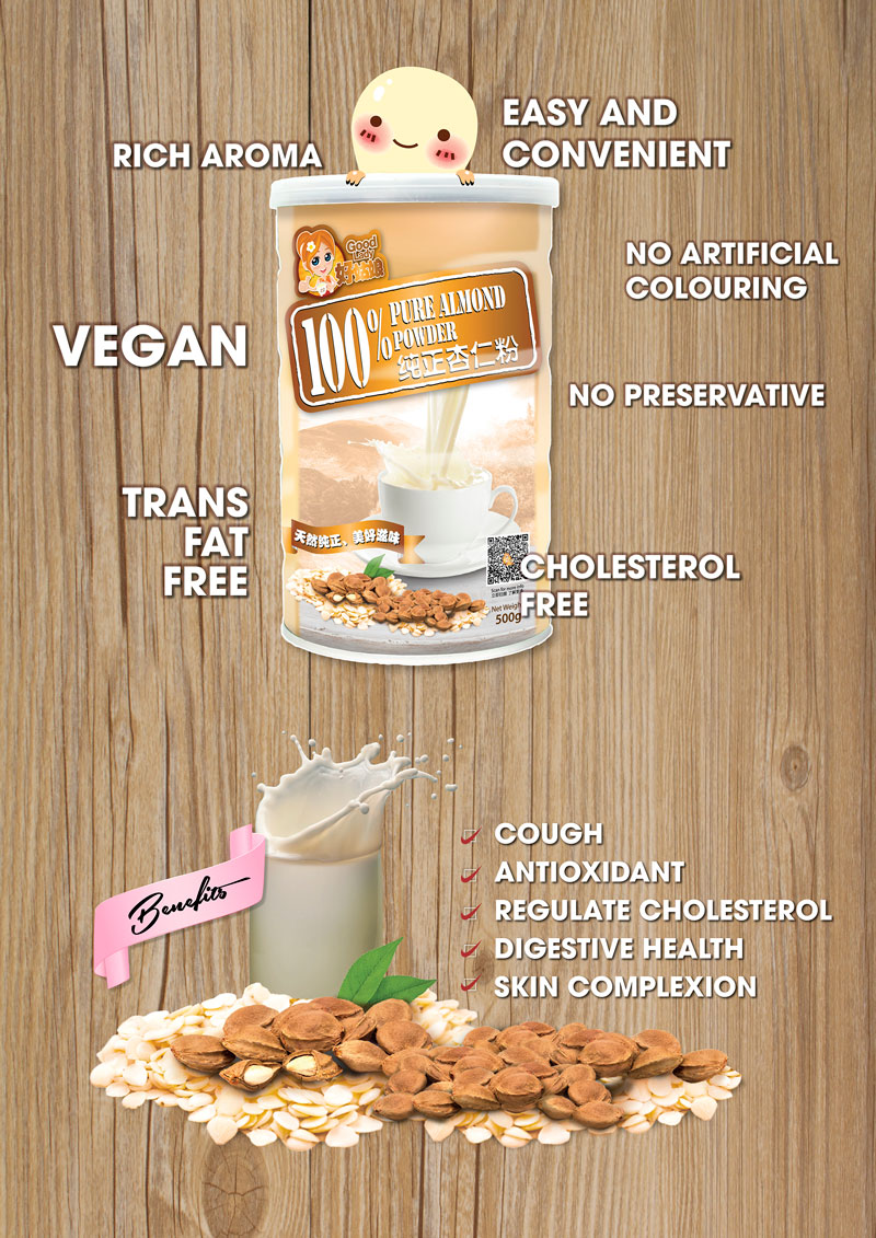 100% Pure Almond Powder - 450g