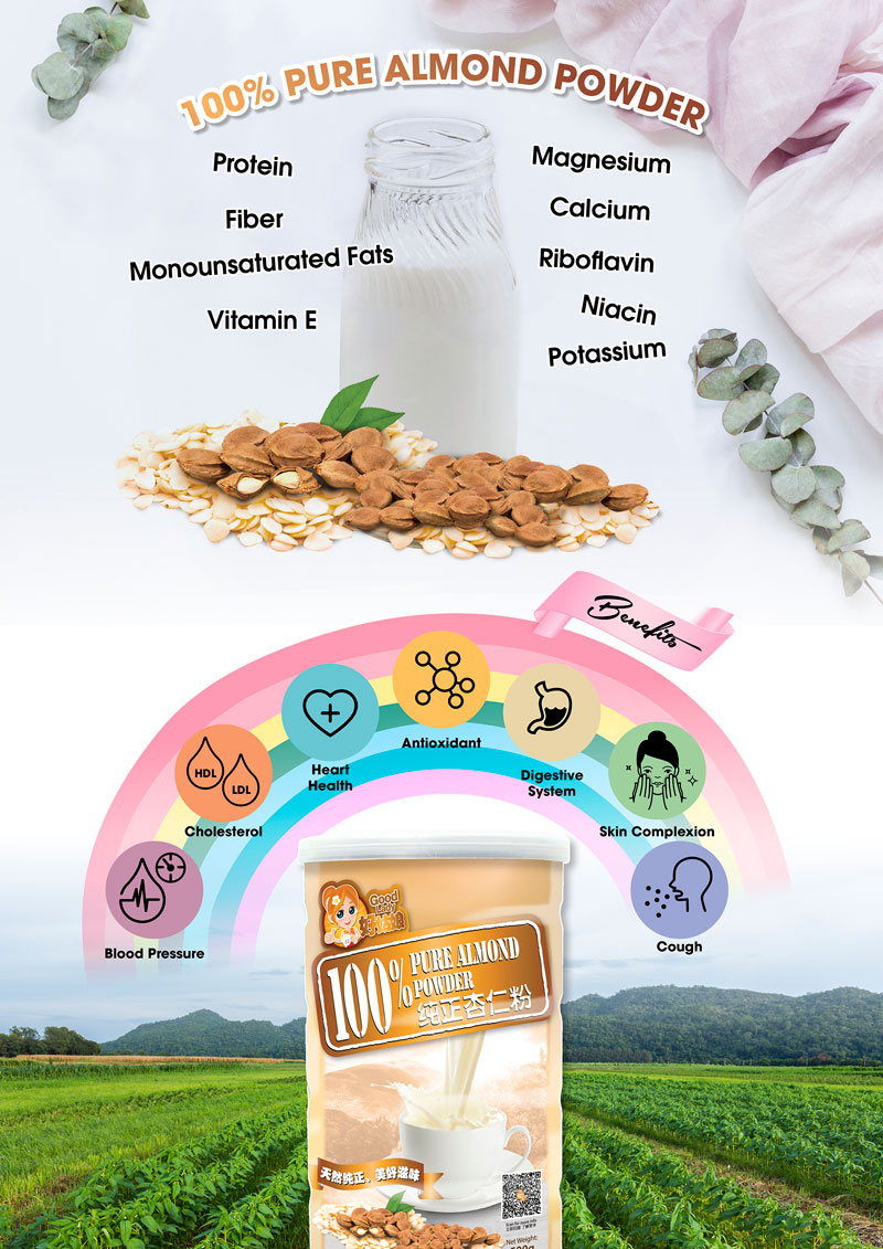 100% Pure Almond Powder - 450g